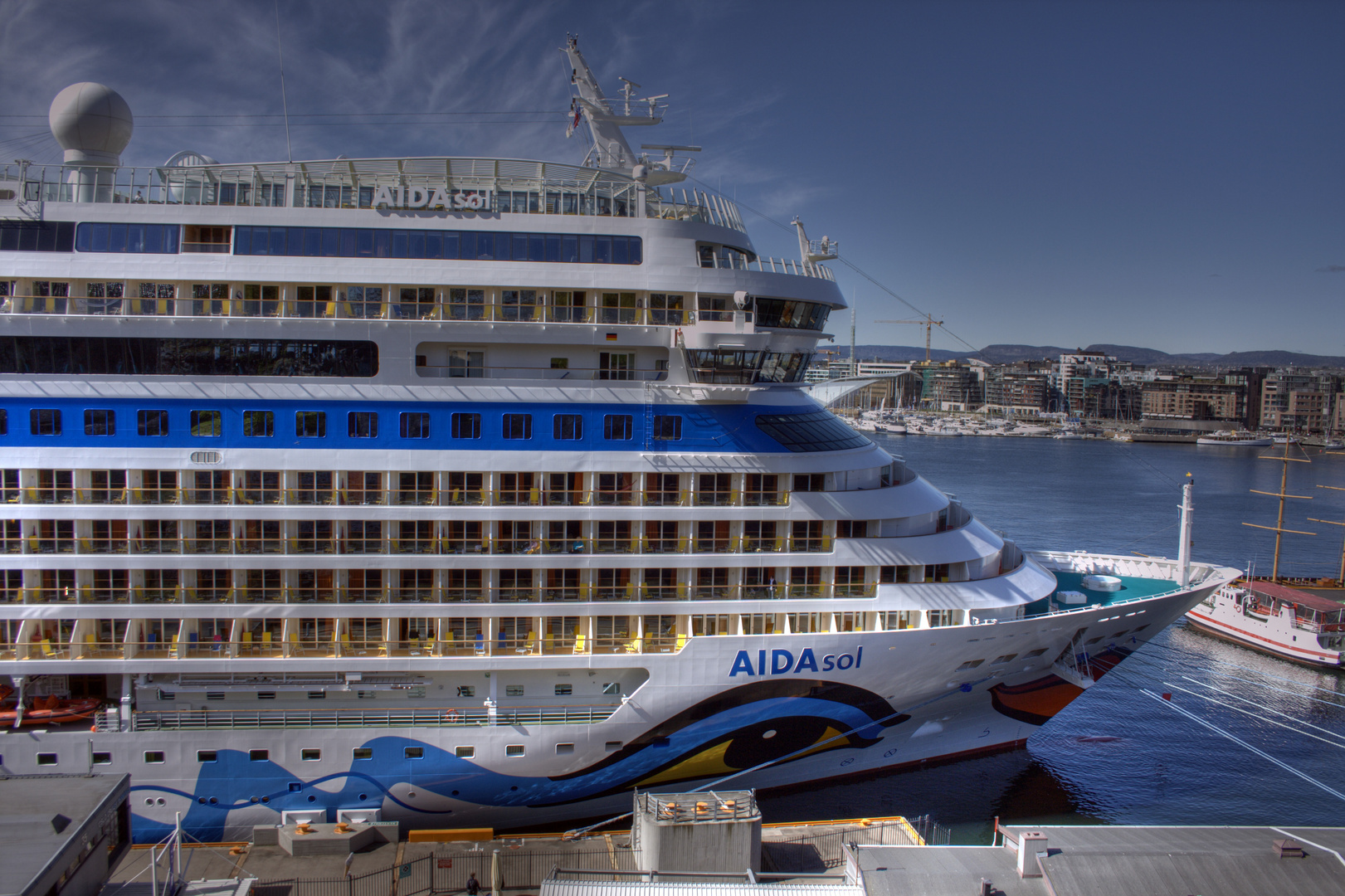 AIDA Sol in Oslo (HDR) Foto & Bild | schiffe und seewege, motorschiffe ...