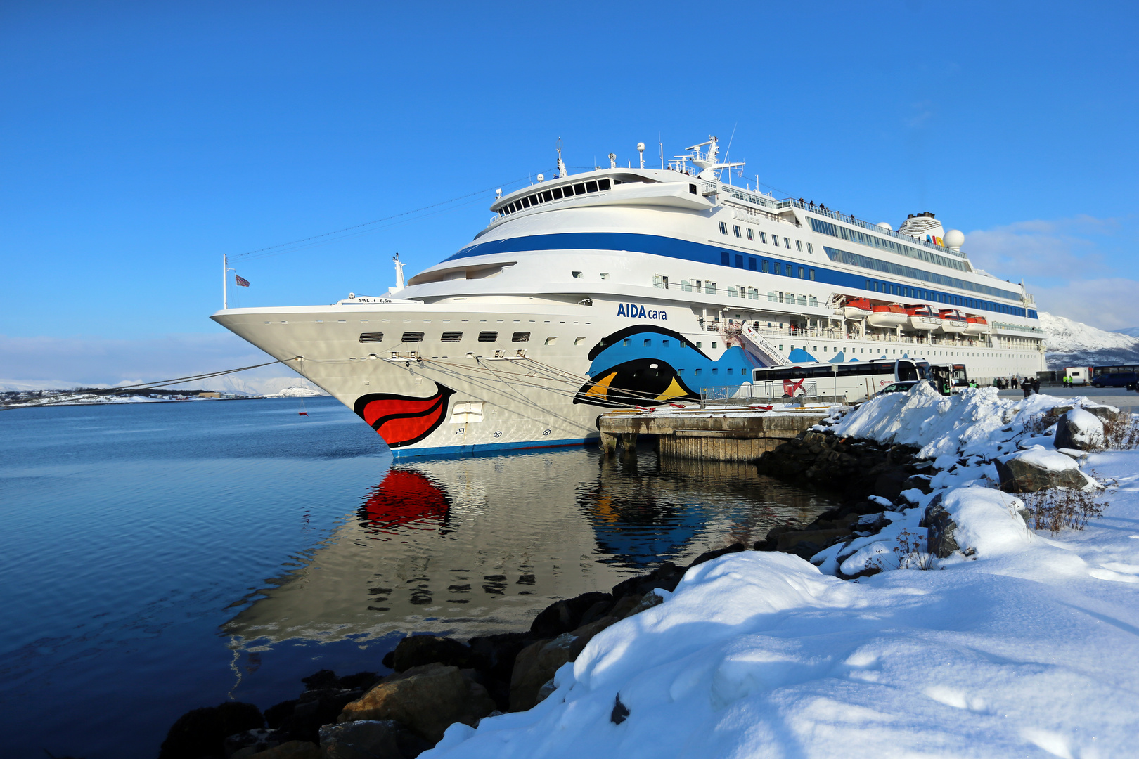 AIDAcara in Alta (Norwegen) Foto & Bild | foto, bild, geschwindigkeit ...