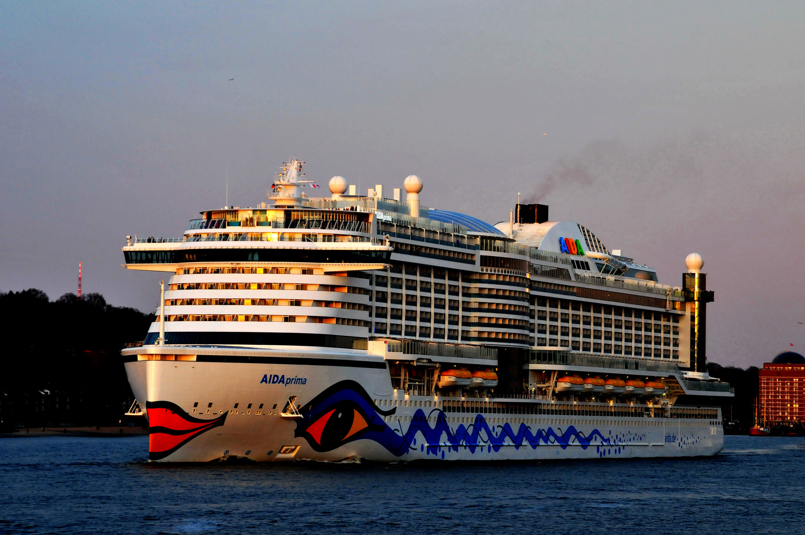 AIDAPRIMA Foto & Bild | deutschland, europe, hamburg Bilder auf ...
