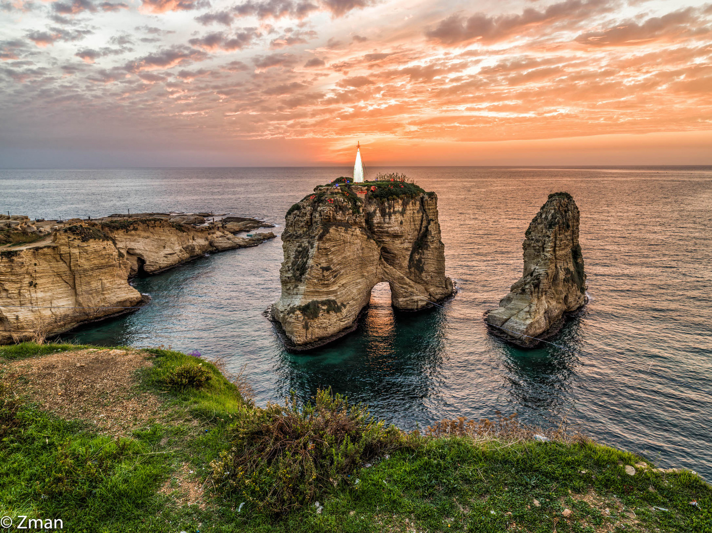 Al Raouche at Sunset B0004031-36-Edit photo & image | sunset, sea ...