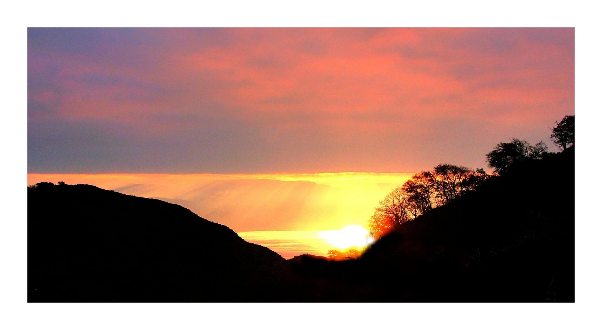 alba in montagna Foto % Immagini| paesaggi, albe e tramonti, natura ...