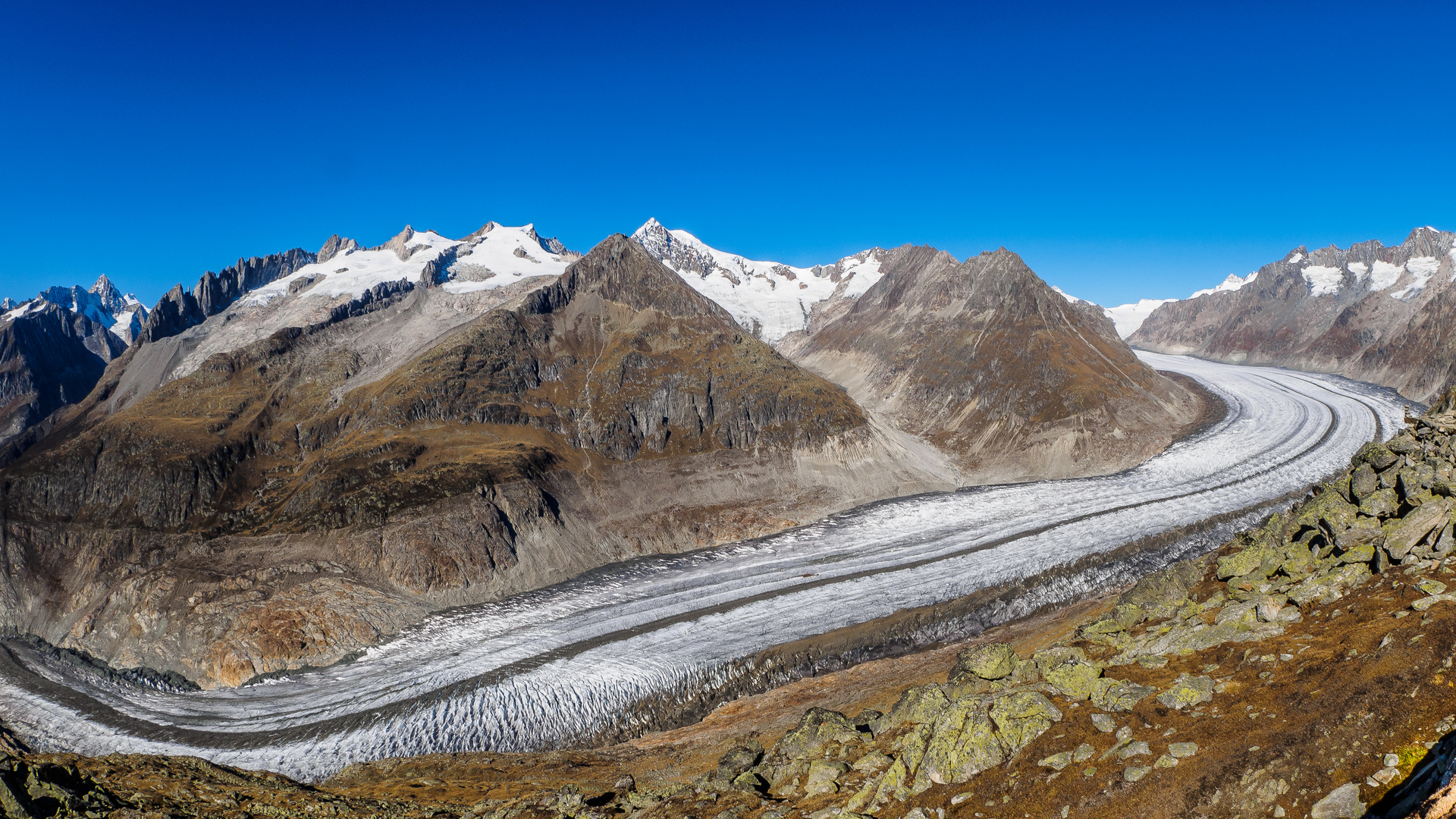 Aletschgletscher Foto & Bild | landschaft, gletscher, berge Bilder auf ...
