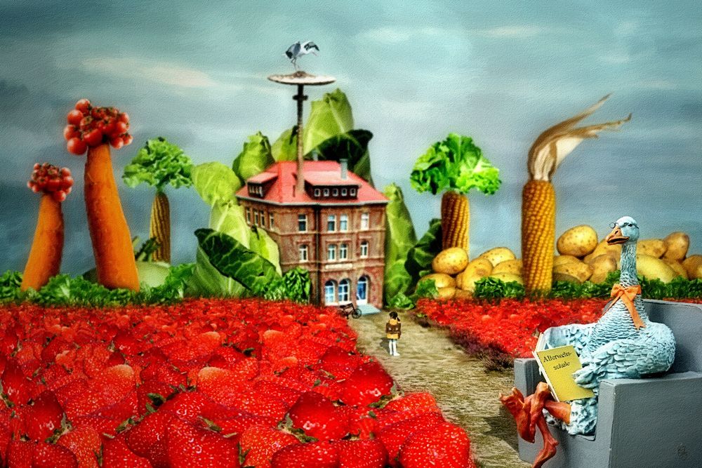 Allerweltsschule Foto & Bild | fotomontage, landschaften, composing Bilder auf fotocommunity