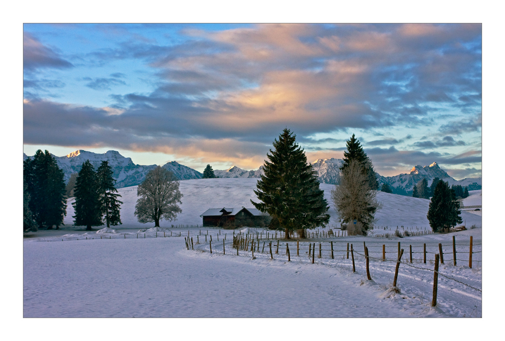Allgäuer Winterlandschaft Foto & Bild | jahreszeiten, winter, allgäu & bayern Bilder auf ...