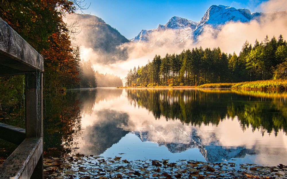 Almsee im Almtal Foto & Bild | landschaft, bach, fluss & see, see, teich & tümpel Bilder auf ...