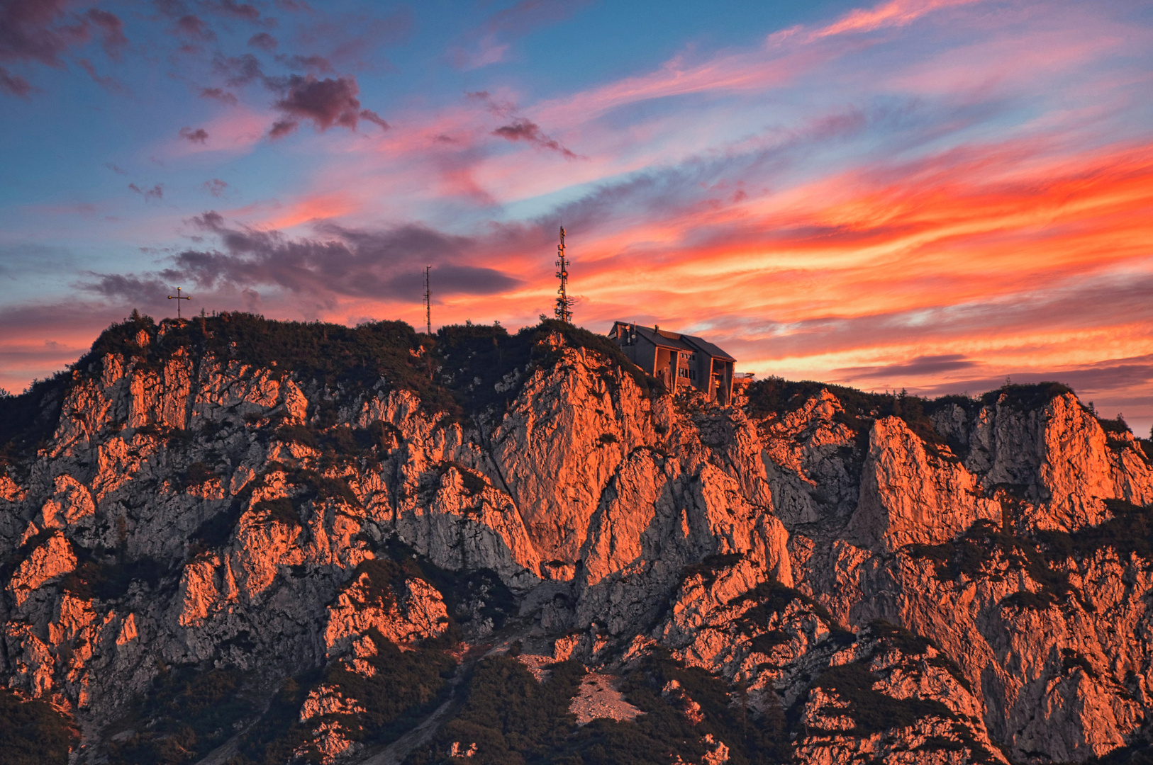 Alpenglühen Foto & Bild | world, sonnenuntergang, licht Bilder auf ...