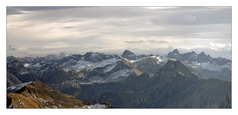 Alpenpanorama Foto & Bild | landschaft, berge, gipfel und grate Bilder ...