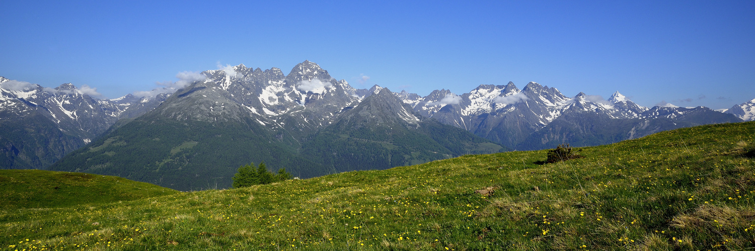 Alpenpanorama Foto & Bild | landschaft, berge, gipfel und grate Bilder ...