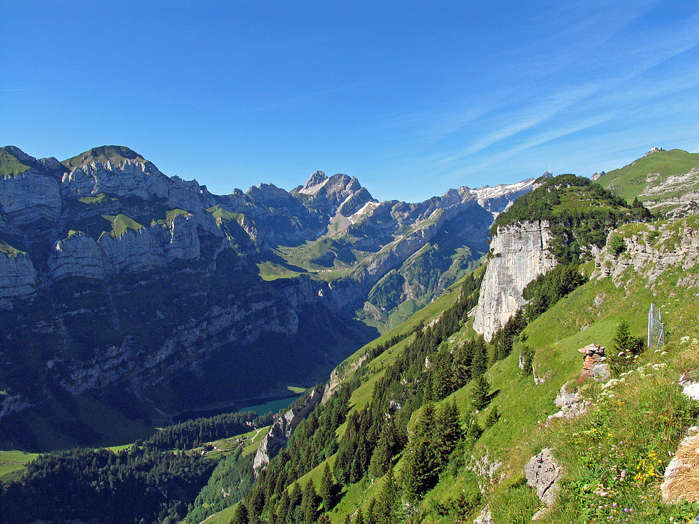 Alpstein von der Ebenalp (Appenzell) Foto & Bild | landschaft, natur ...