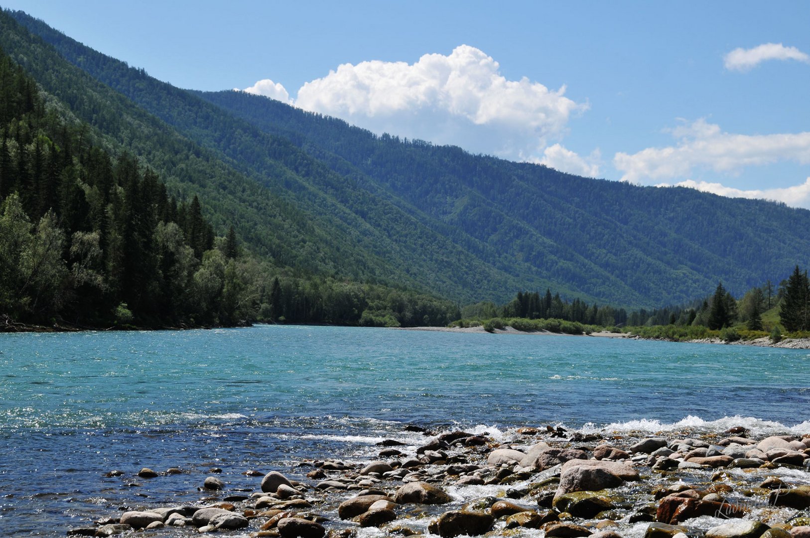 Altaj Berge Katun (Fluss) Foto & Bild | landschaft, russland altaj ...