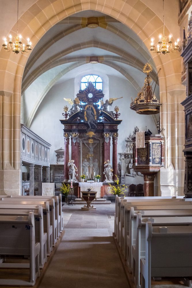 Altar der Kirche in Dresden Leubnitz Foto & Bild | architektur, sakralbauten, innenansichten ...