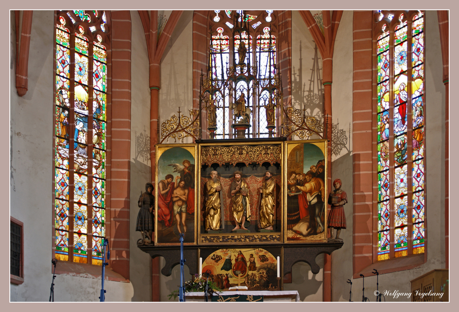 Altar von Lucas Cranach d.Ä. in der Stadtkirche in Neustadt an der Orla Foto & Bild ...