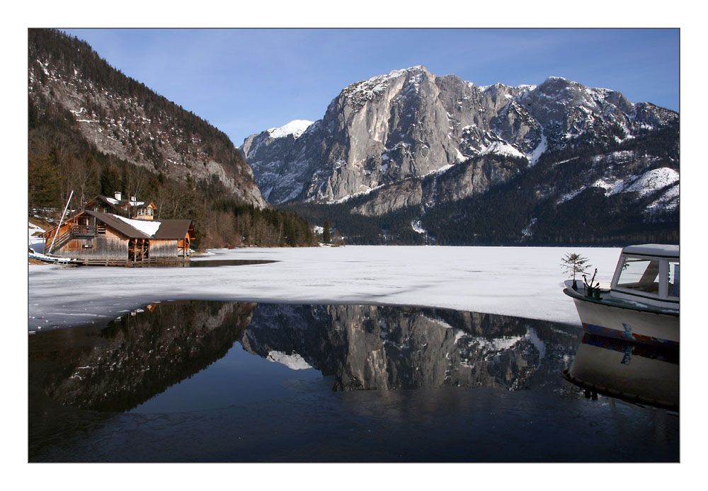 Altaussee im Winter Foto & Bild | landschaft, bach, fluss & see, see ...