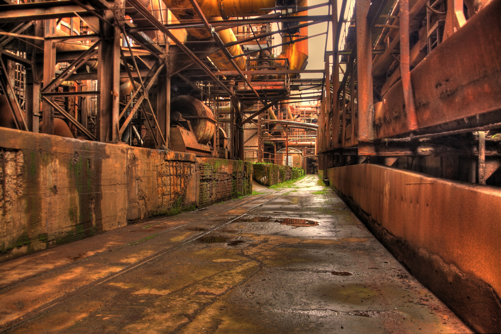 Alte Fabrik Foto & Bild | architektur, stahlbau, hdr - fabrik Bilder ...