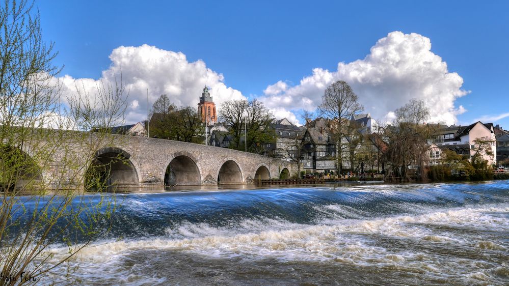 Alte Lahnbrücke in Wetzlar Foto & Bild | architektur, deutschland ...