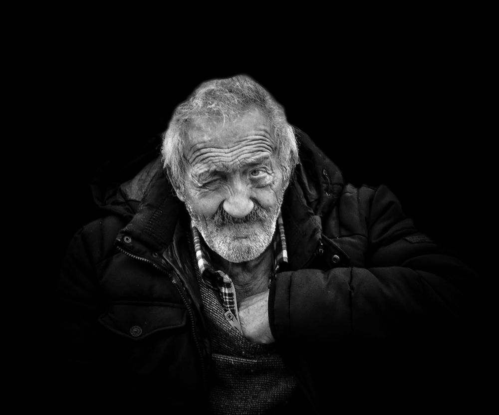 Alte Leute sind gefährlich; sie haben keine Angst vor der Zukunft. Foto ...