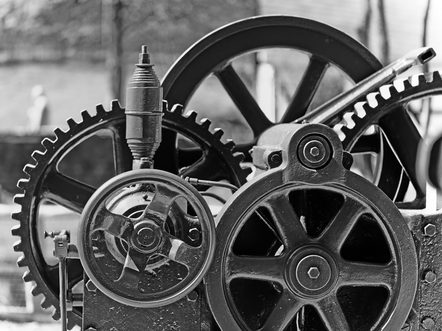 Alte Mechanik (2015_04_21_EOS 6D_3304sw_ji) Foto & Bild | zahnrad ...