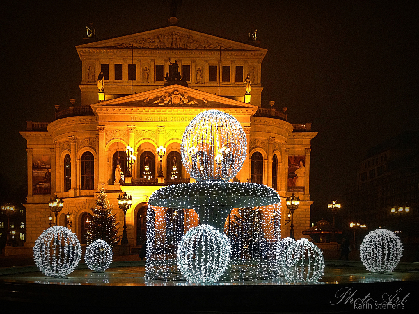 Alte Oper Frankfurt Foto & Bild | architektur, architektur bei nacht ...
