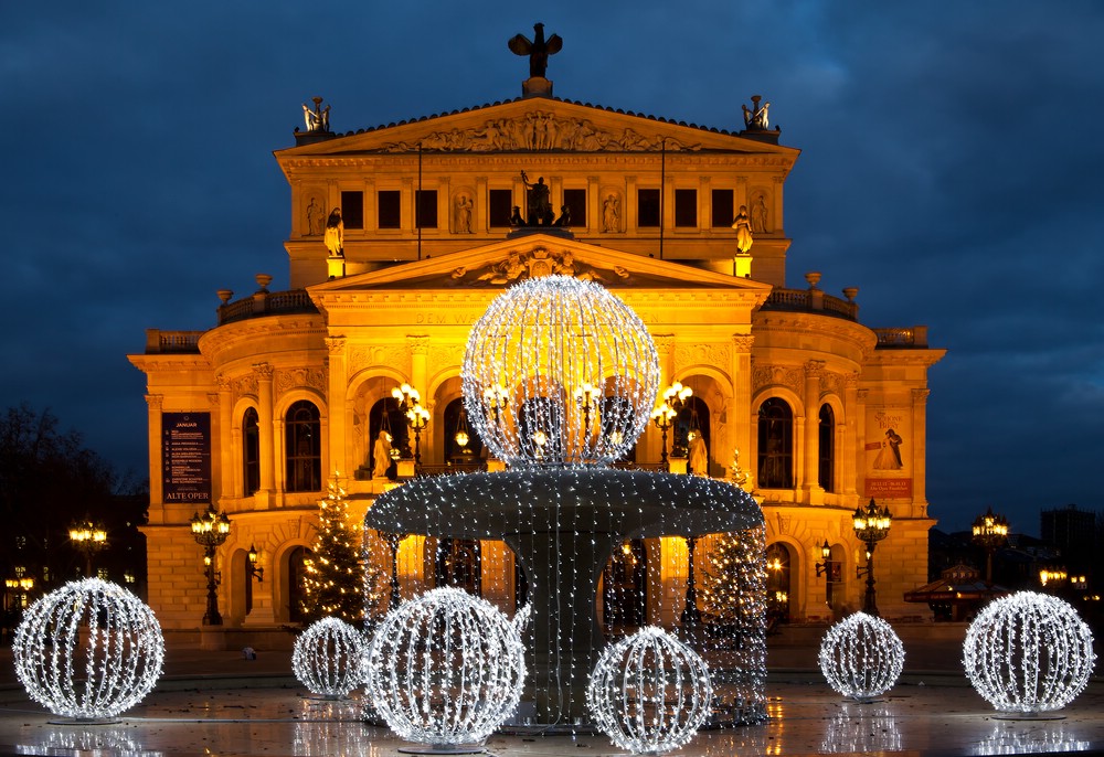 Alte Oper Frankfurt Foto & Bild | architektur, architektur bei nacht, städte Bilder auf ...
