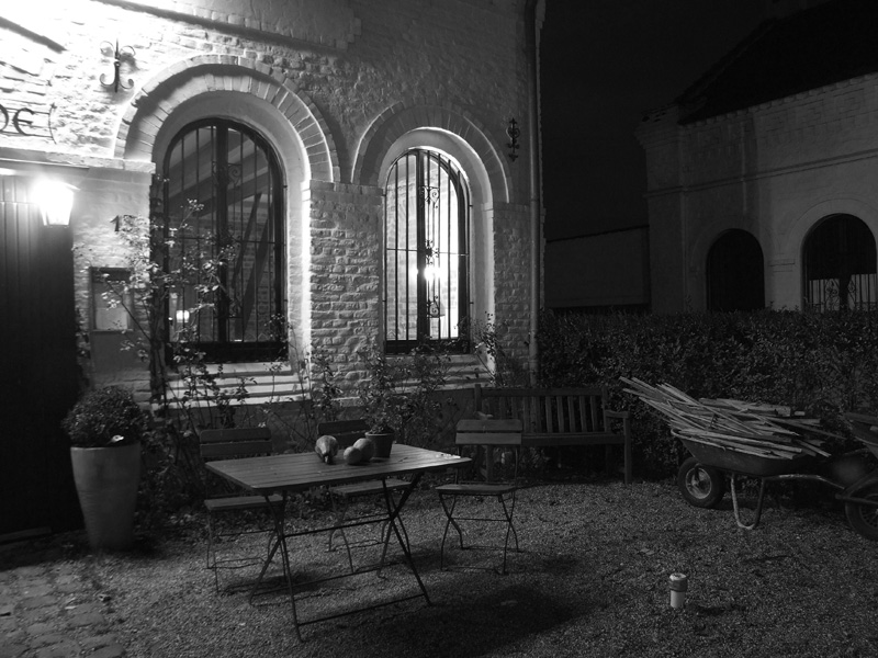 alte Schmiede auf Kloster Kamp - sw Foto & Bild | architektur, architektur bei nacht, motive ...