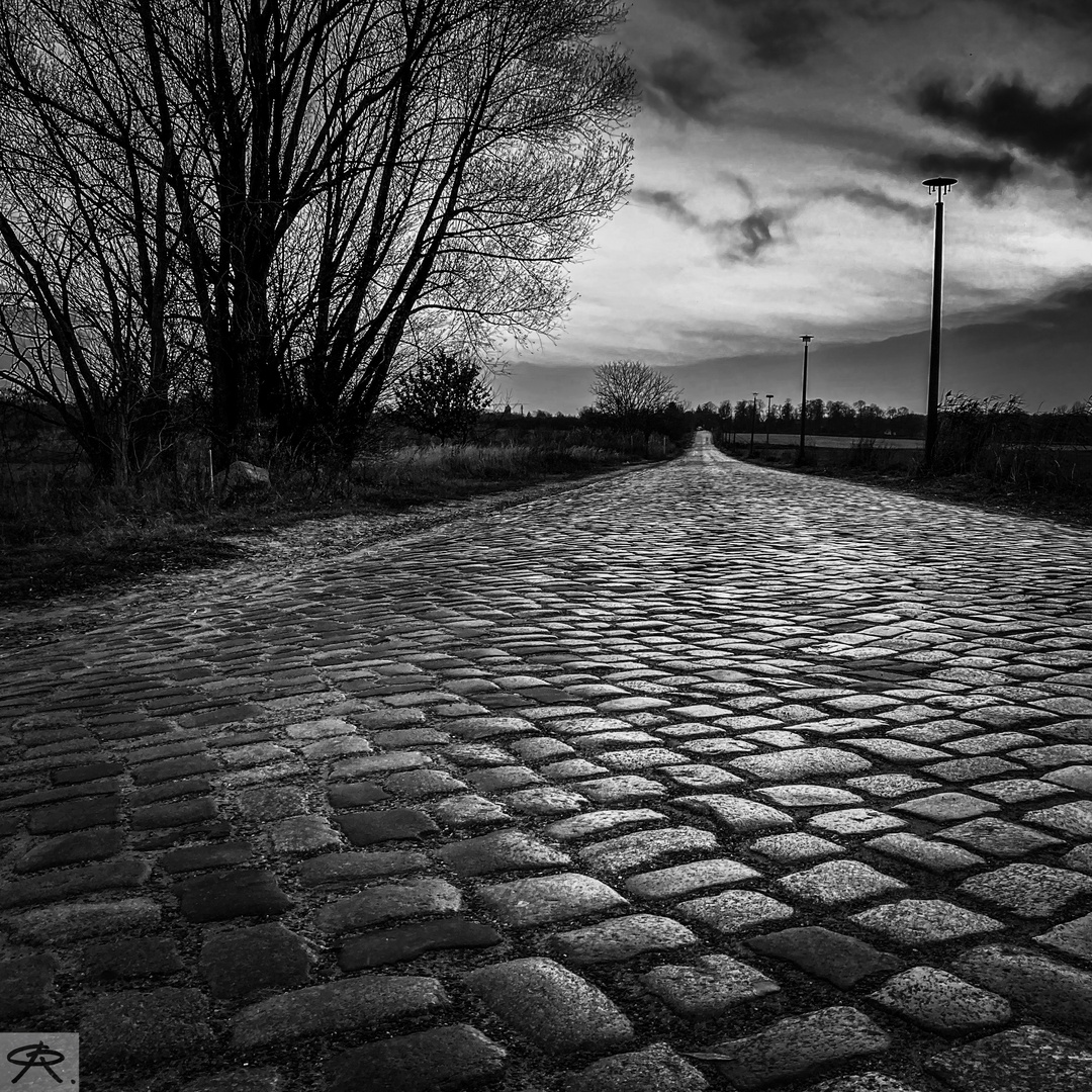 Alte Straße Foto & Bild | landschaft, wege und pfade, abendstimmung ...