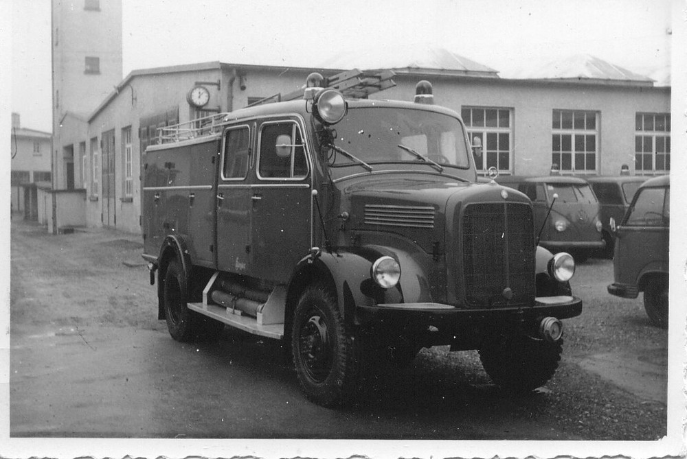 Altes Mercedes Feuerwehrauto Foto & Bild | alte fotos, historische ...