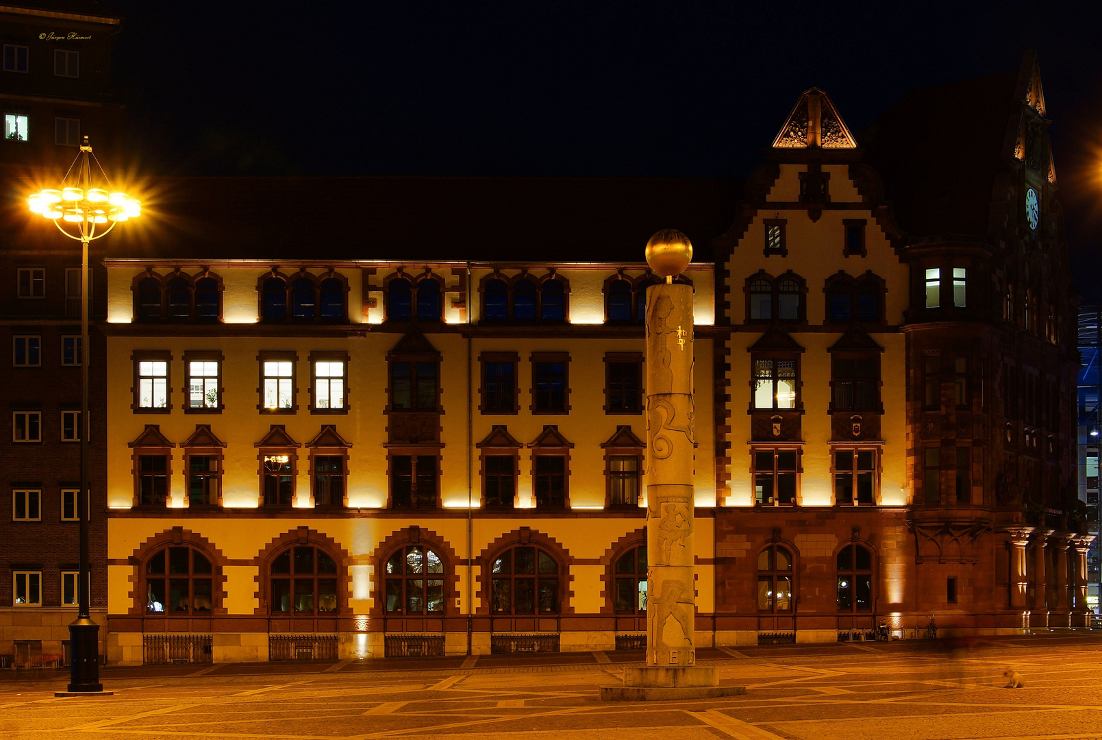 Altes Rathaus Dortmund Foto & Bild | architektur, architektur bei nacht ...