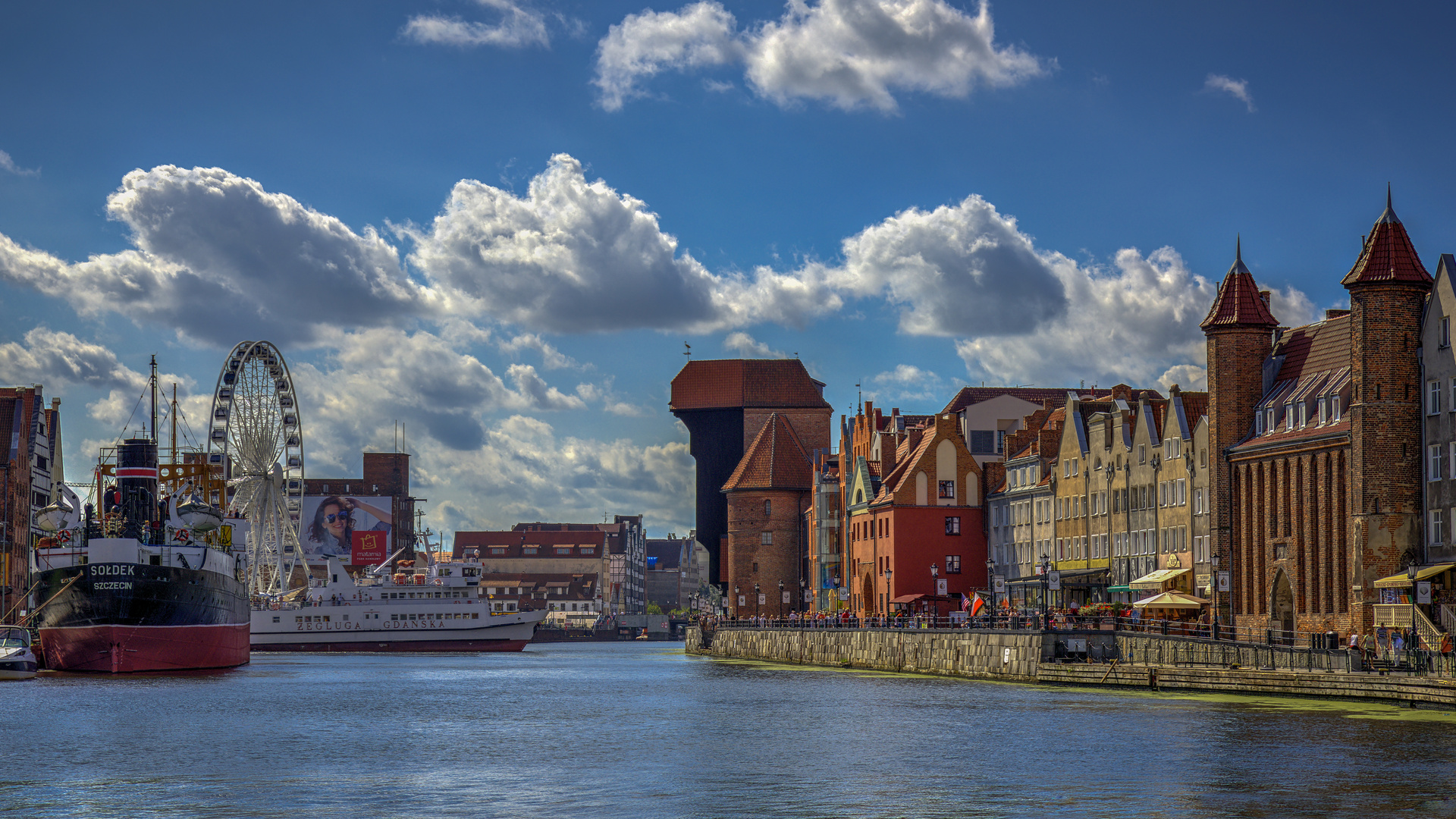 Altstadt Danzig (Polen) Foto & Bild | architektur, city, wasser Bilder ...