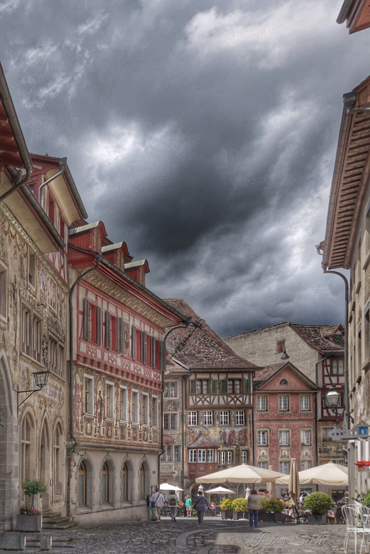 Altstadt in der Schweiz Foto & Bild | architektur, stadtlandschaft ...