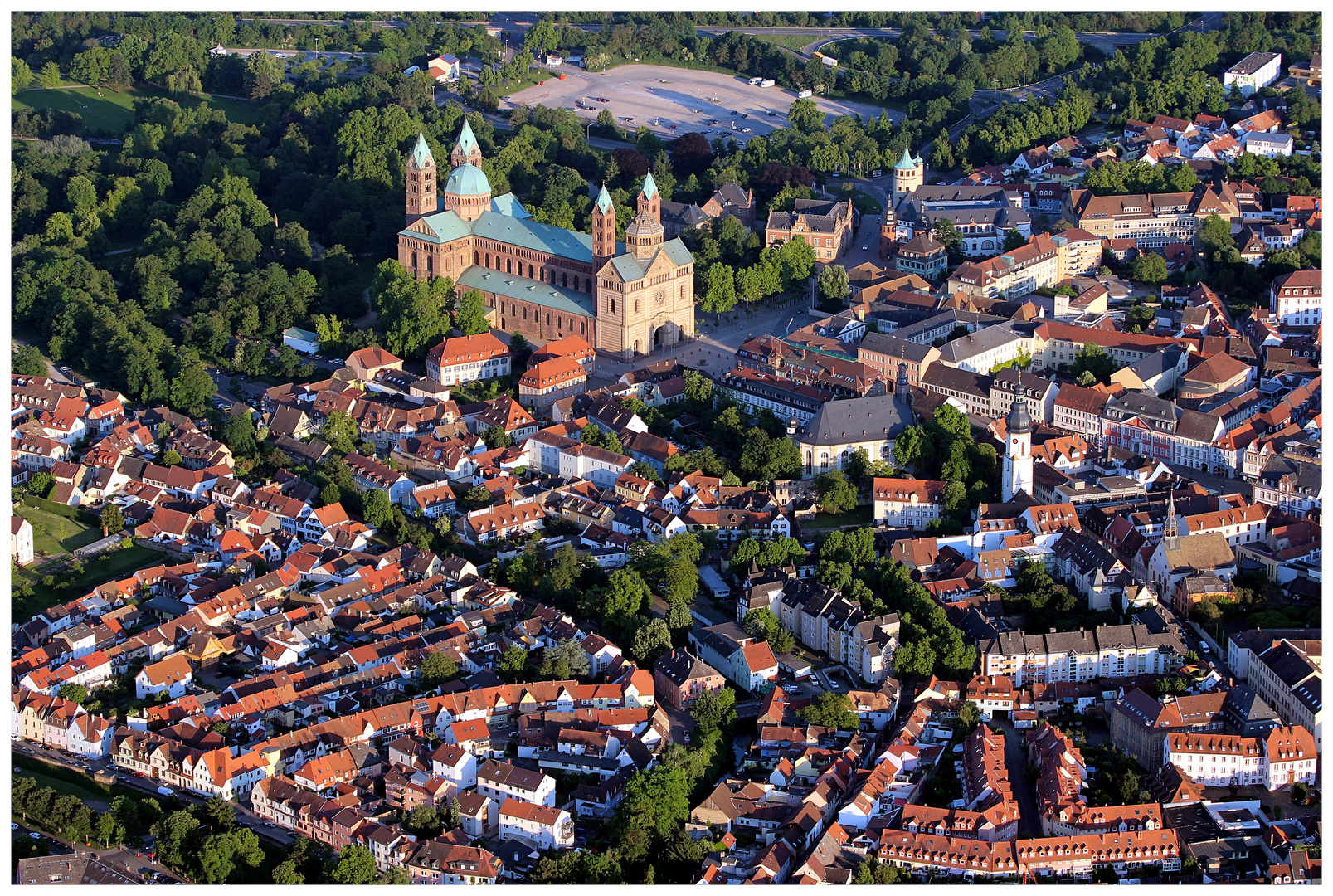Altstadt von Speyer Foto & Bild | landschaft, luftaufnahmen, pfalz ...