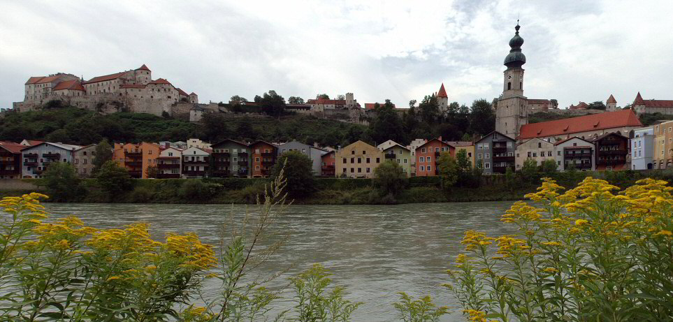 Altstadtpanorama von Burghausen Foto & Bild | usertreffen ...