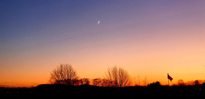 Am Abend Foto & Bild | landschaft, sonnenuntergänge, himmel Bilder auf ...