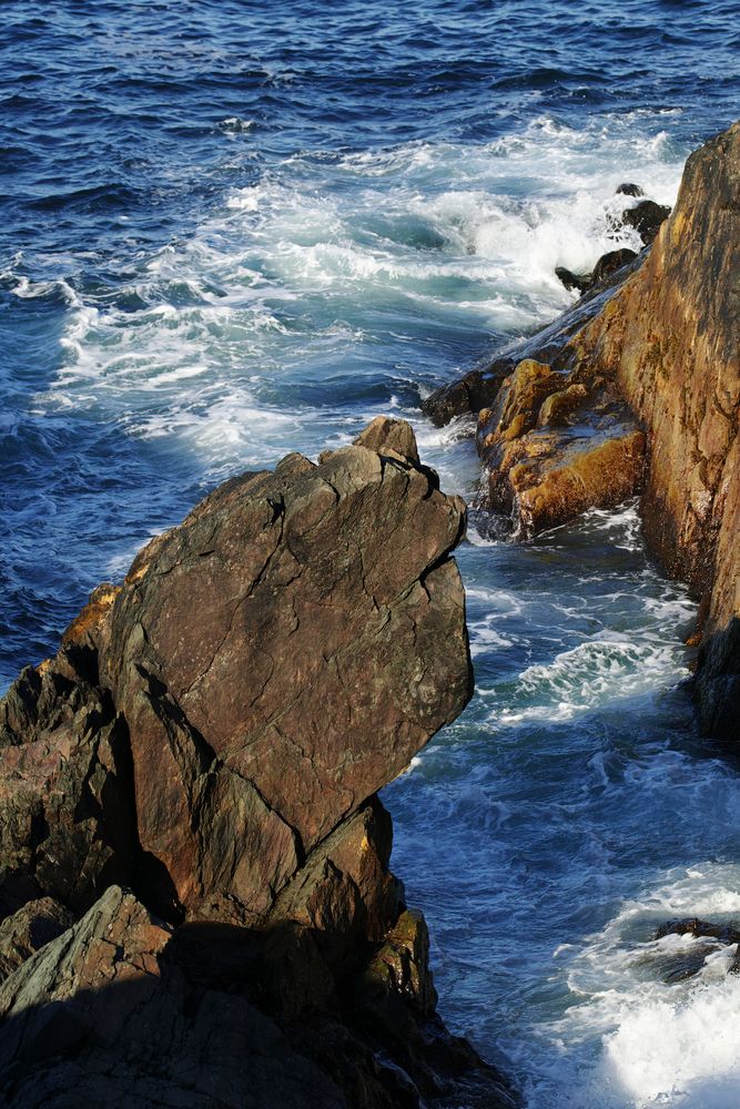 Am Atlantik beim Leuchtturm von Louisbourg Cape Breton Island Nova ...