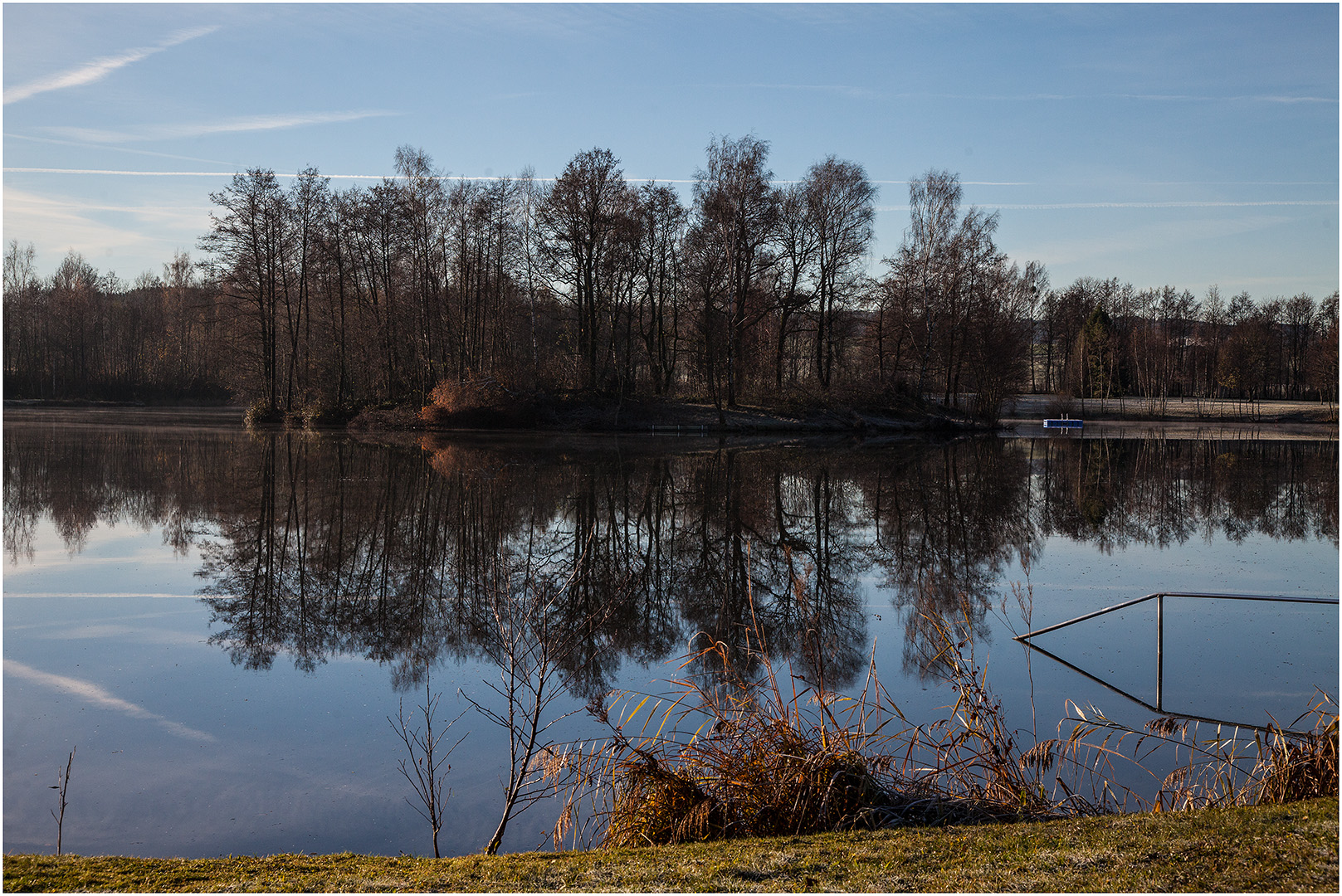 Am Fischteich Foto & Bild | landschaft, bach, fluss & see, see, teich & tümpel Bilder auf ...