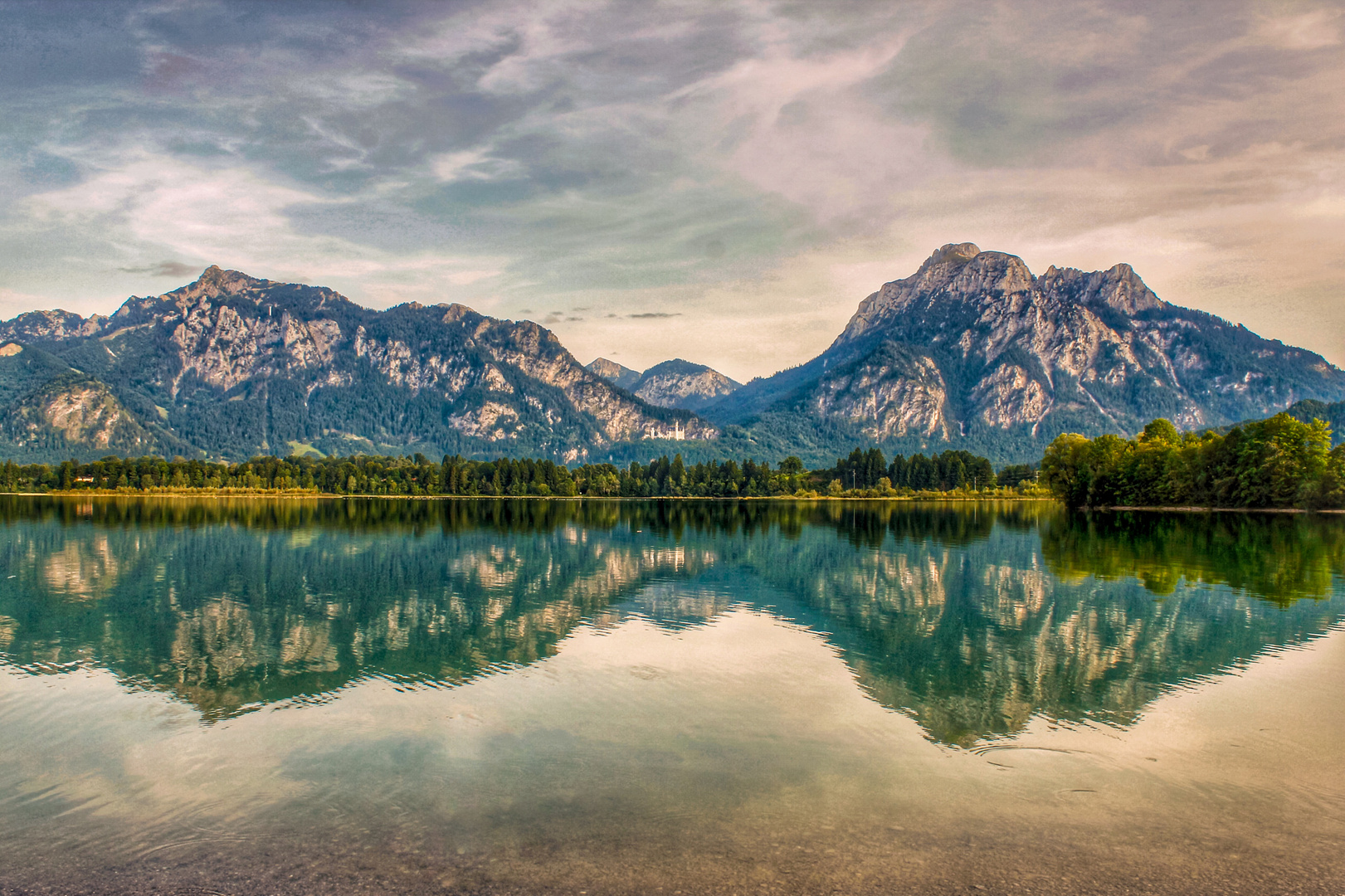 Am Forggensee Foto & Bild | landschaft, berge, bergseen Bilder auf ...