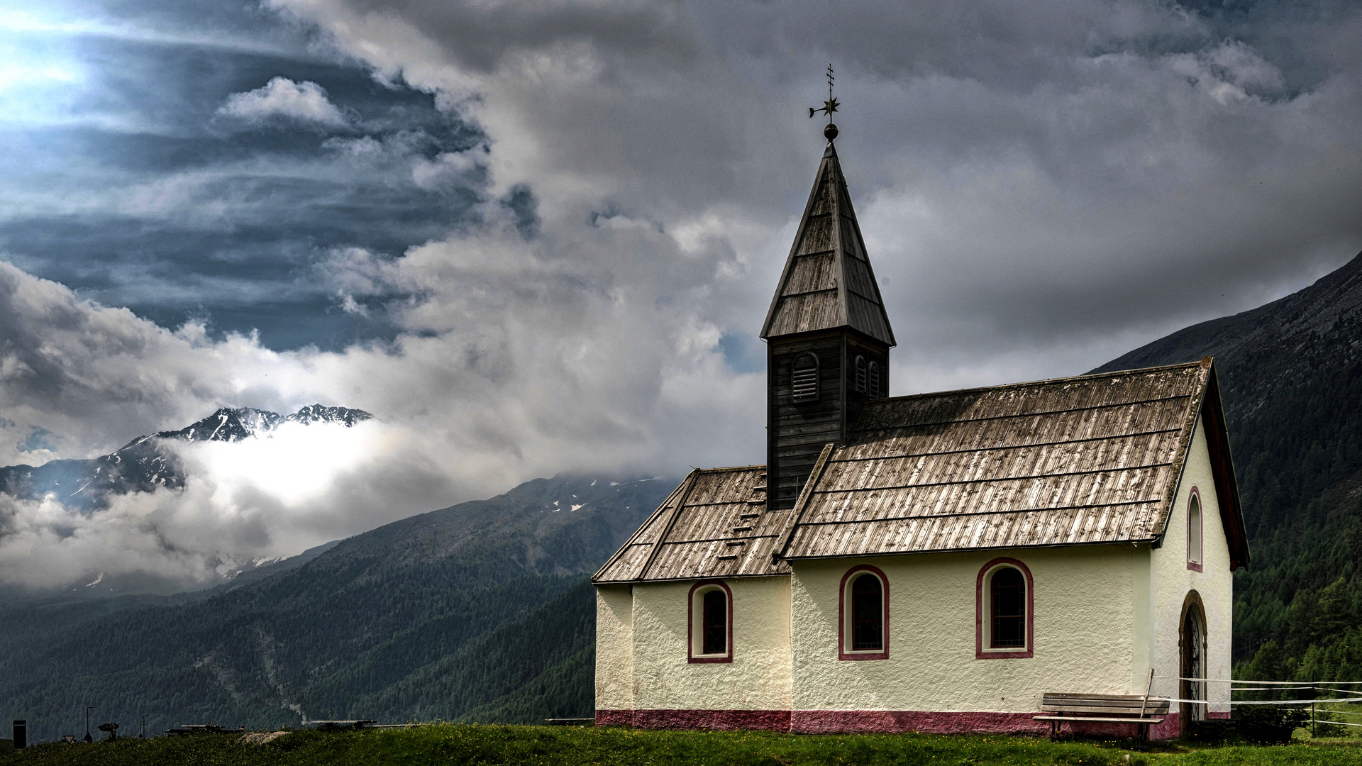 Am Jaufenpass Foto & Bild | kapelle, himmel, natur Bilder auf fotocommunity