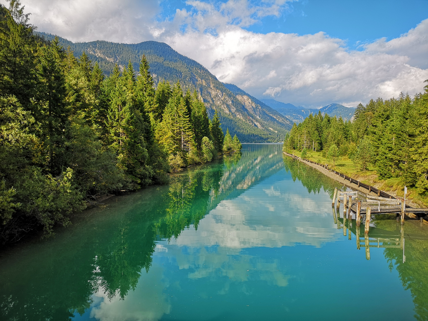 Am Plansee Foto & Bild | landschaft, projekte, bach, fluss & see Bilder ...