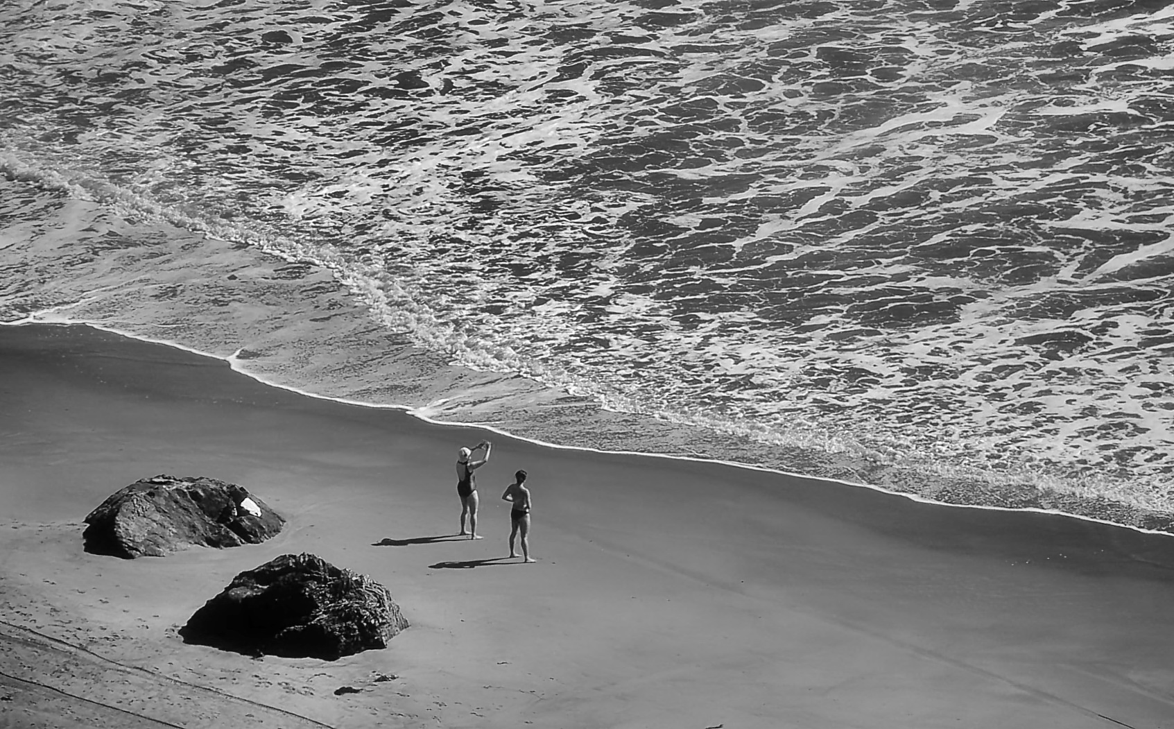 Am Strand den Sonnenaufgang begrüßen ... Foto & Bild | street, usa ...