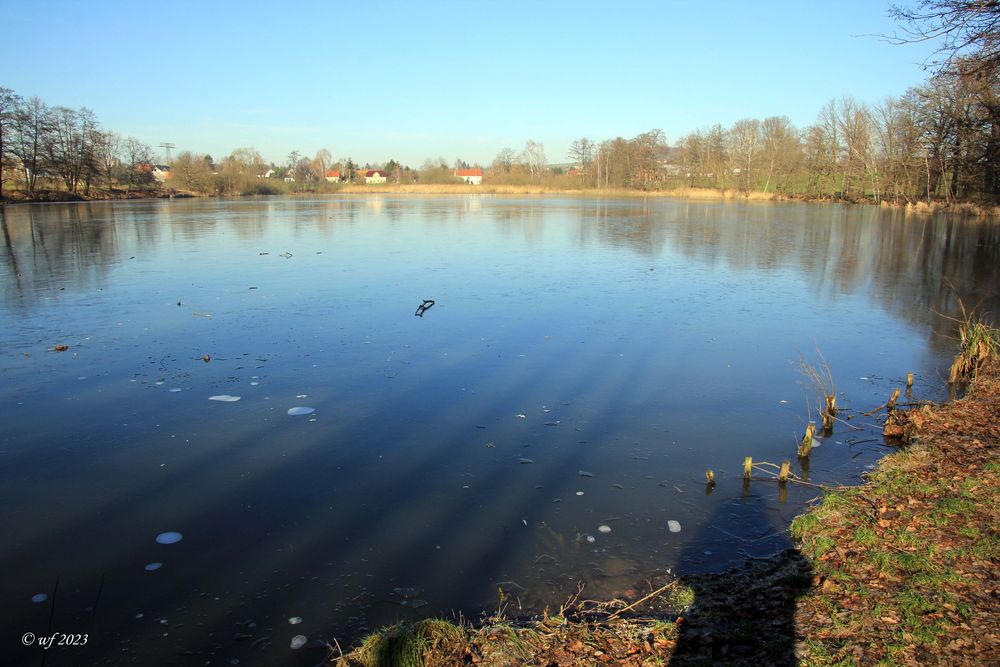 Am Teich Foto & Bild | landschaft, jahreszeiten, winter Bilder auf fotocommunity