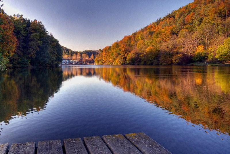 Am Thalersee Foto & Bild | jahreszeiten, herbst, natur Bilder auf ...