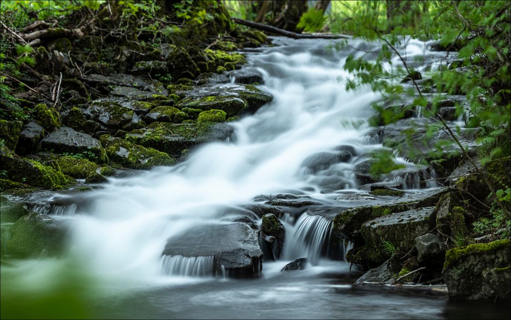Am wilden Fluss ND Foto & Bild | wasser, natur, langzeitbelichtung ...