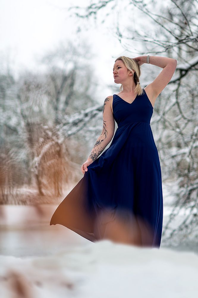 am winterlichen See Foto & Bild | portrait, portrait frauen, outdoor ...