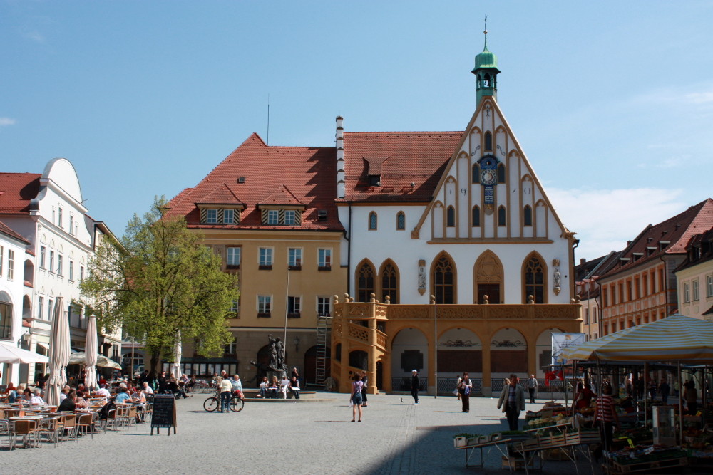 Amberger Rathaus Foto & Bild | deutschland, europe, bayern Bilder auf ...
