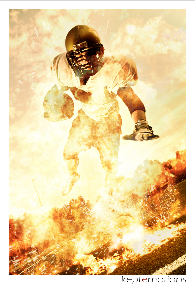 American Football on Fire Foto & Bild | sport, ballsport, american ...