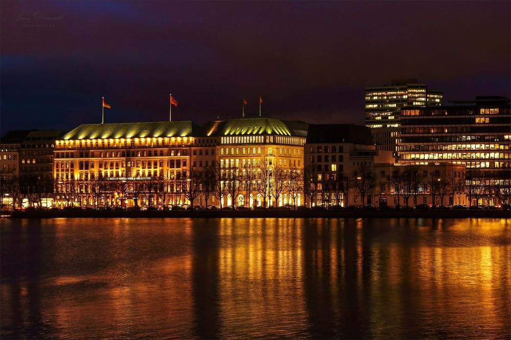 An der Alster (4) Foto & Bild | city, dokumentation, nacht Bilder auf ...