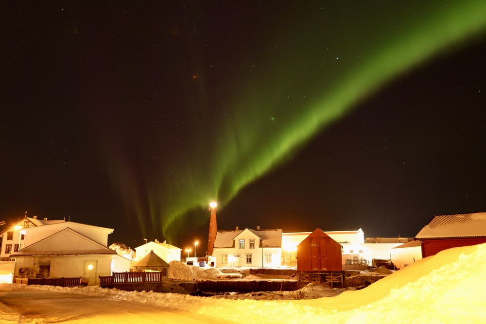 Andenes Norwegen Foto & Bild | nacht, natur, leuchtturm Bilder auf ...