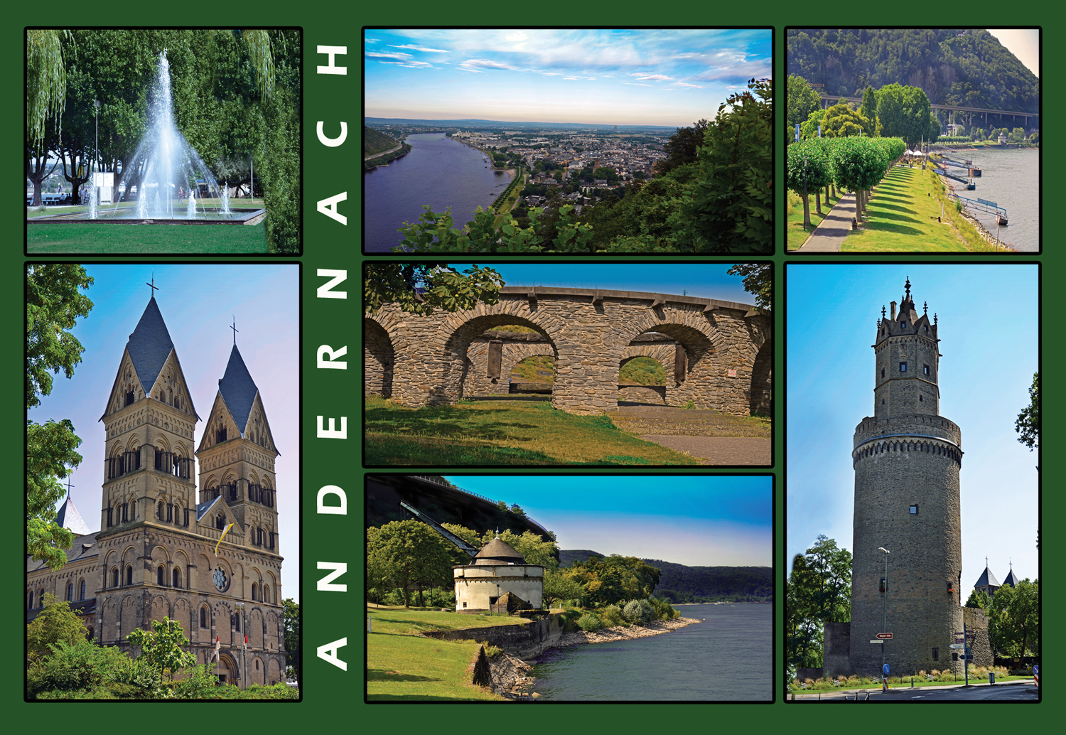 Andernach die historische Altstadt am Rhein Foto & Bild | deutschland ...