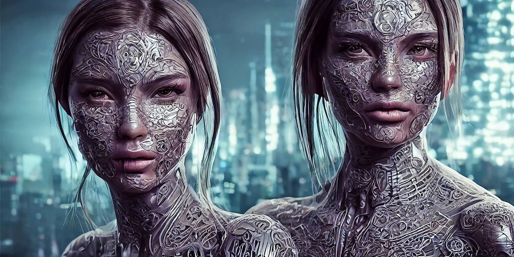 Androide Mädchen Foto & Bild | ki - montagen, digitale bilder, art Bilder auf fotocommunity