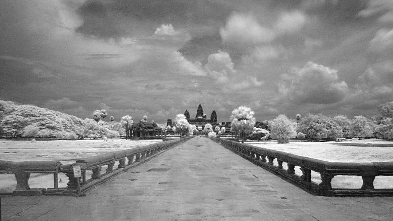 Angkor Wat Infrarot Foto & Bild | asia, cambodia, southeast asia Bilder ...