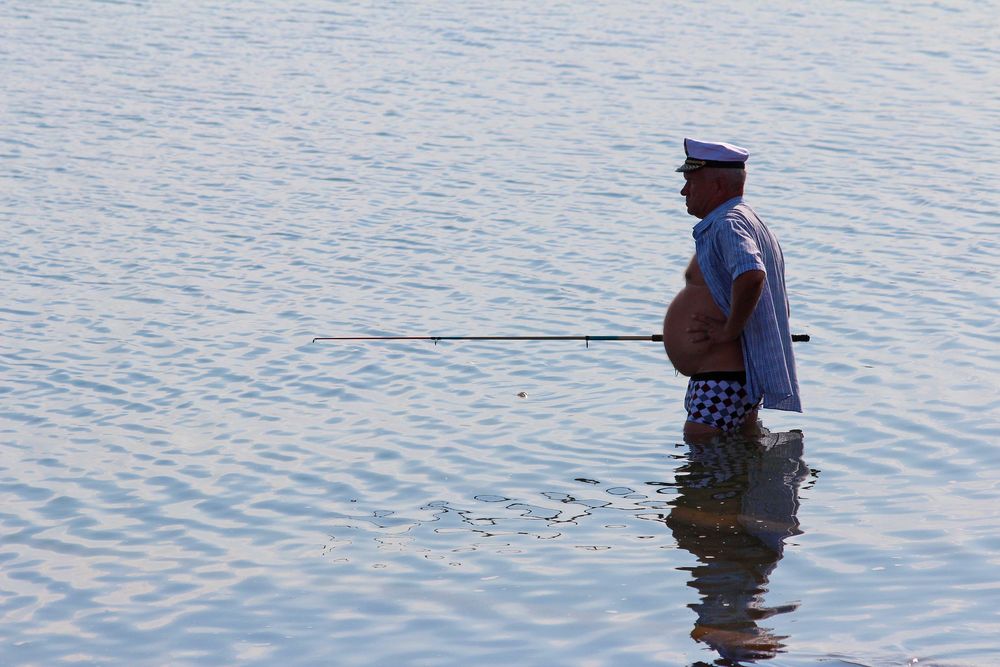 Angler Foto & Bild | erwachsene menschen, landschaft, bach, fluss & see ...